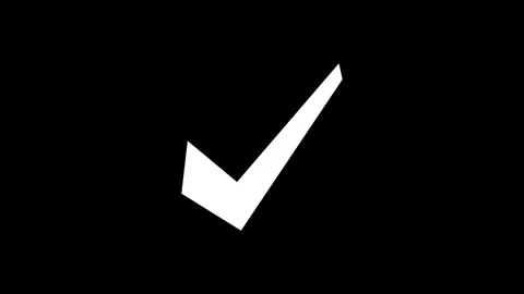 Simple Checkmark isolated animation, A a... | Stock Video | Pond5