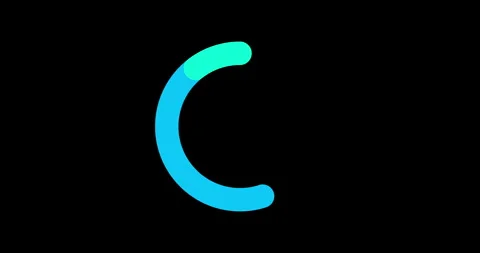 Simple Circle Loading loop animation on ... | Stock Video | Pond5