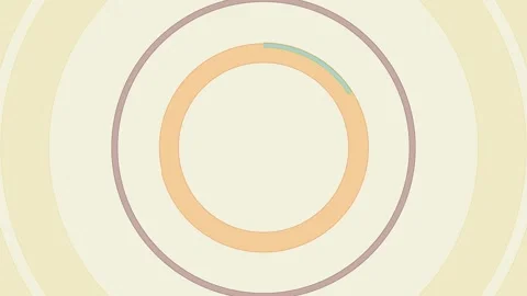 simple circle radial vibrant animation w... | Stock Video | Pond5