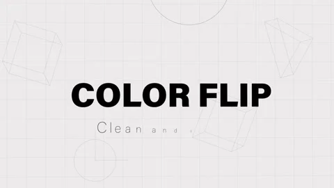 Simple Color Paper Flip Title ~ After Effects #169514196