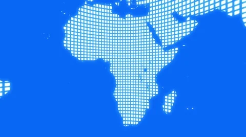 Simple Concave World Map Animation Seaml... | Stock Video | Pond5