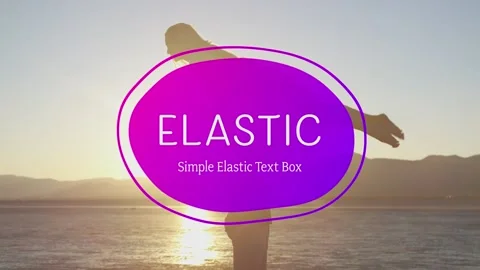 Simple Elastic Text Box ~ After Effects Template #211419603