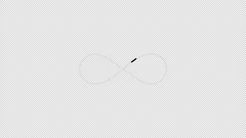 simple eternal infinity loop animation m... | Stock Video | Pond5