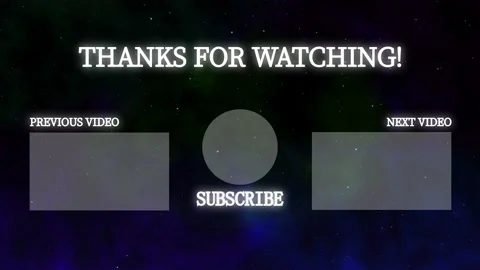 Simple gradation YouTube end card ending... | Stock Video | Pond5