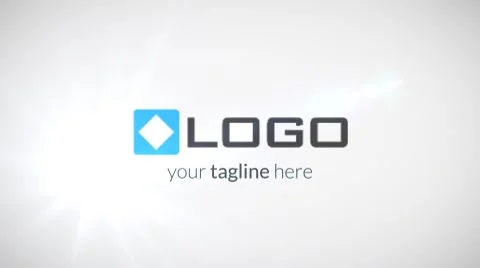 Simple Light Logo and Text Reveal Animation ~ After Effects #53841039