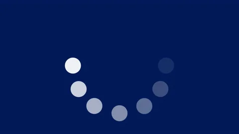 Simple loading animation, circle loading... | Stock Video | Pond5