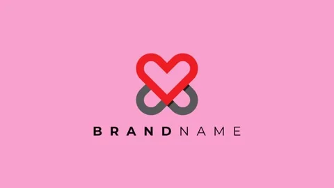 simple logo animation motion of cross he... | Stock Video | Pond5