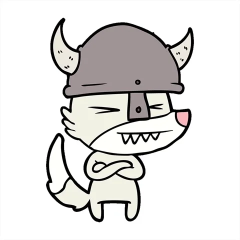 A simple looping animated angry wolf car... | Stock Video | Pond5