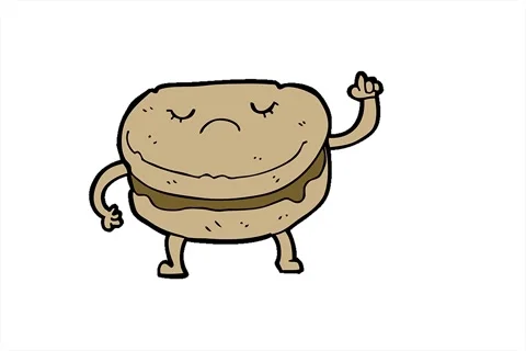 A simple looping animated cartoon biscui... | Stock Video | Pond5