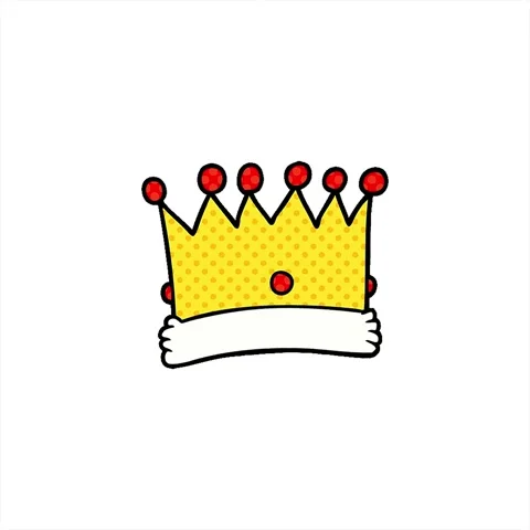 A simple looping animated cartoon crown | Stock Video | Pond5