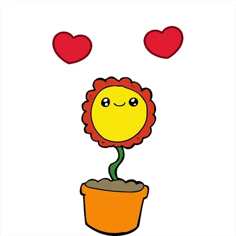 A simple looping animated cartoon flower | Stock Video | Pond5
