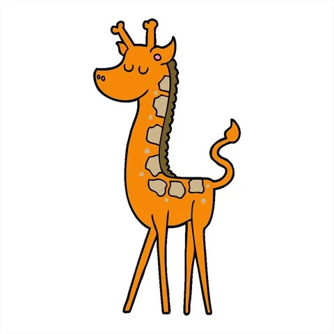 Tall Giraffe Cartoon Stock Videos – Royalty-Free HD & 4K Videos | Pond5