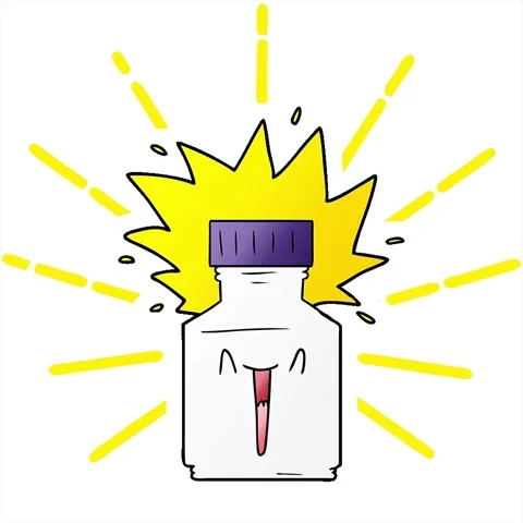 A simple looping animated cartoon pill j... | Stock Video | Pond5