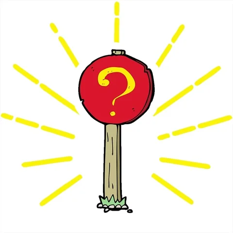 A simple looping animated cartoon questi... | Stock Video | Pond5