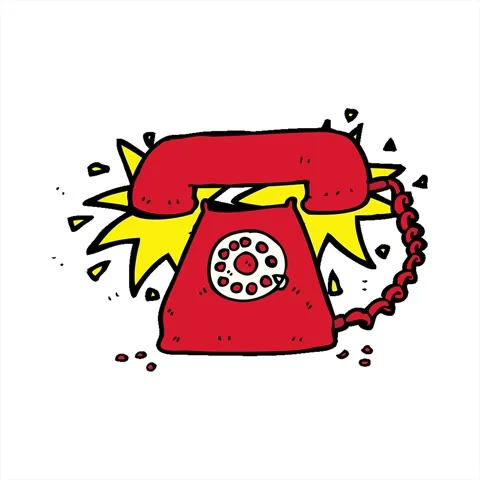 A simple looping animated cartoon ringin... | Stock Video | Pond5