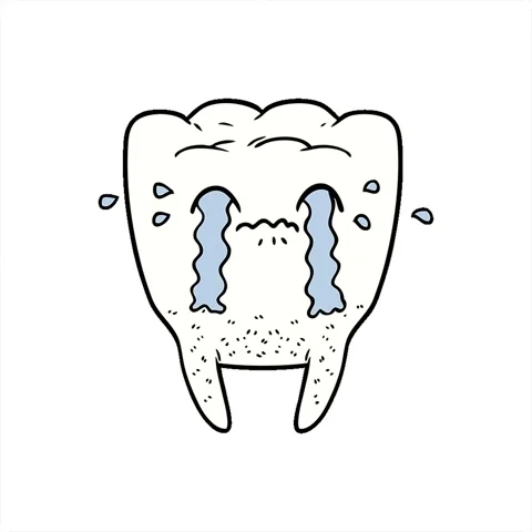 A simple looping animated cartoon tooth ... | Stock Video | Pond5
