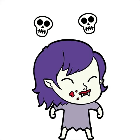 A simple looping animated cartoon vampir... | Stock Video | Pond5