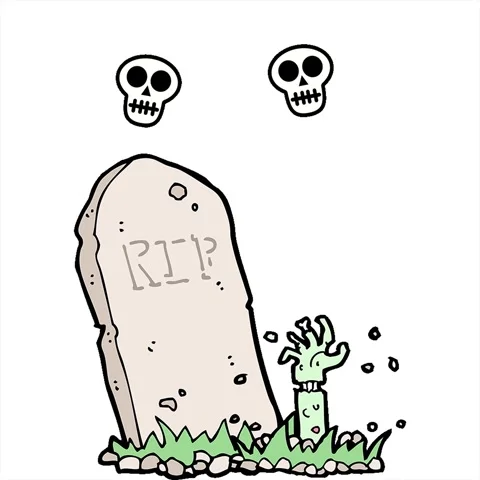 A simple looping animated cartoon zombie... | Stock Video | Pond5