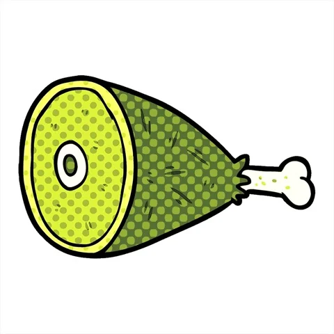 A simple looping animated cooked cartoon... | Stock Video | Pond5