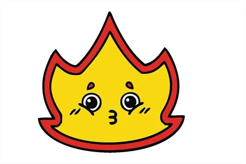 A simple looping animated cute cartoon o... | Stock Video | Pond5