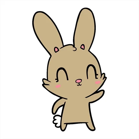 A simple looping animated cute cartoon r... | Stock Video | Pond5