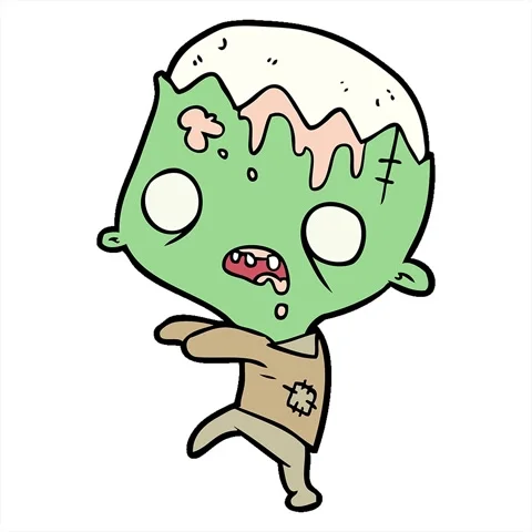 A simple looping animated cute cartoon z... | Stock Video | Pond5