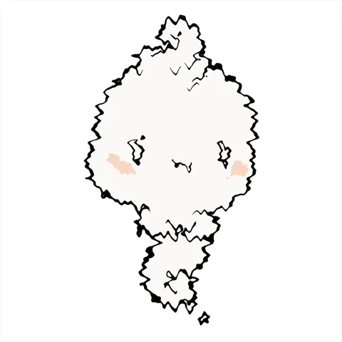 A simple looping animated cute cartoon g... | Stock Video | Pond5