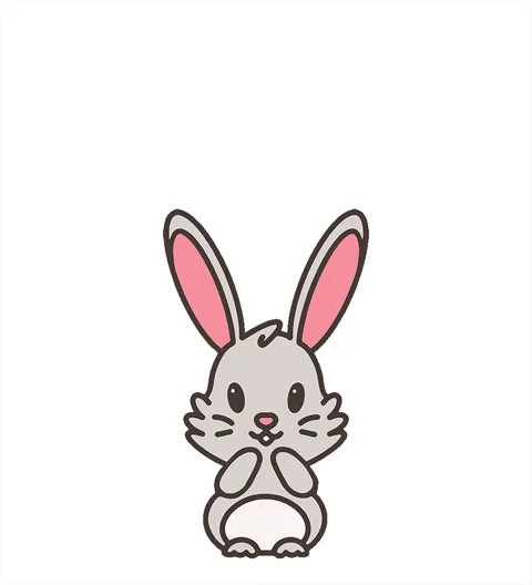 A simple looping animated cute cartoon r... | Stock Video | Pond5