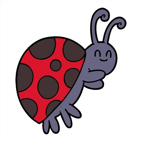 A simple looping animated cute cartoon l... | Stock Video | Pond5