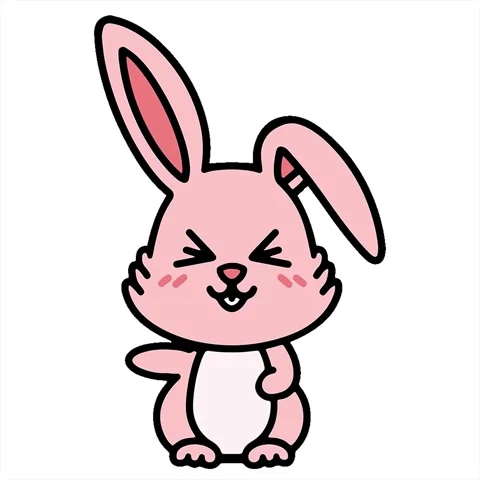 A simple looping animated cute cartoon r... | Stock Video | Pond5