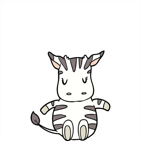 A simple looping animated cute cartoon z... | Stock Video | Pond5