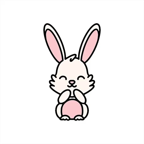 A simple looping animated cute cartoon r... | Stock Video | Pond5