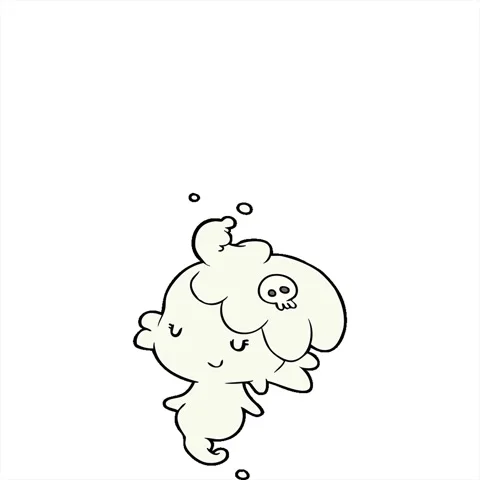 A simple looping animated cute cartoon g... | Stock Video | Pond5