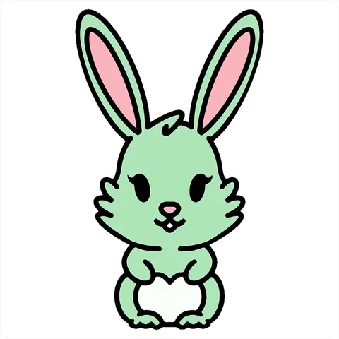 A simple looping animated cute cartoon r... | Stock Video | Pond5