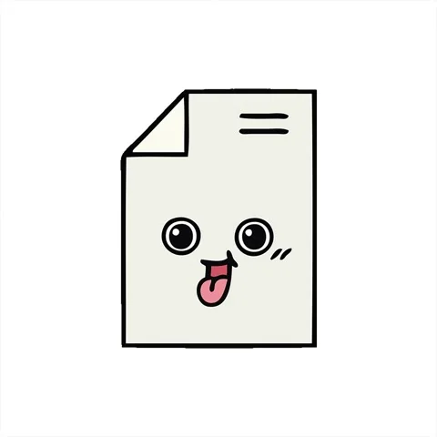 A simple looping animated cute cartoon o... | Stock Video | Pond5