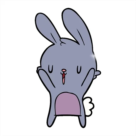 A simple looping animated cute cartoon r... | Stock Video | Pond5