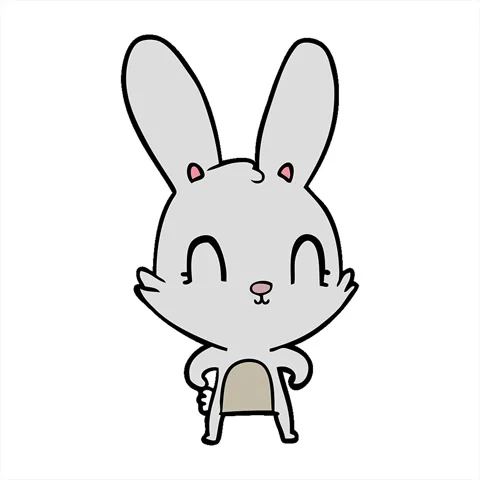 A simple looping animated cute cartoon r... | Stock Video | Pond5