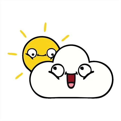 A simple looping animated cute cartoon o... | Stock Video | Pond5