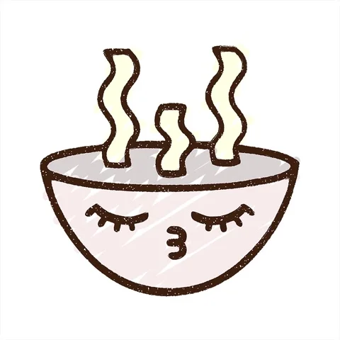 A simple looping animated Hot Noodles Ch... | Stock Video | Pond5