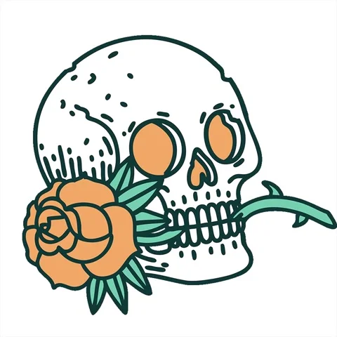 A simple looping animated iconic tattoo ... | Stock Video | Pond5