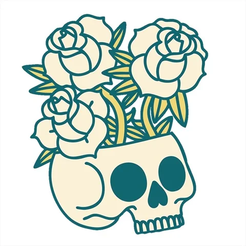 A simple looping animated iconic tattoo ... | Stock Video | Pond5