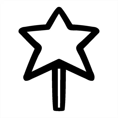 A simple looping animated magic wand sym... | Stock Video | Pond5
