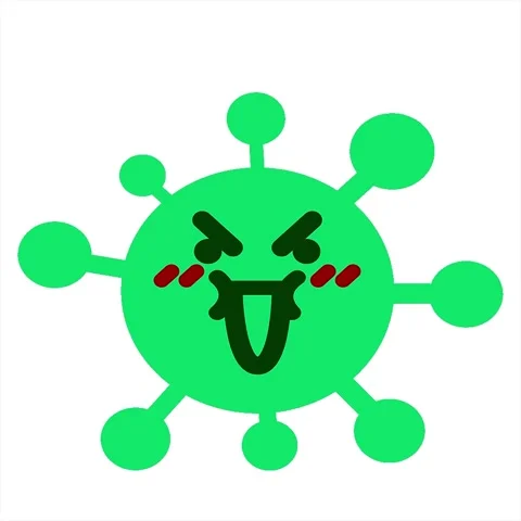 A simple looping animated mean laughing ... | Stock Video | Pond5
