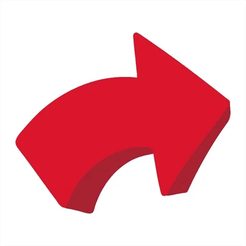 A simple looping animated pointing arrow... | Stock Video | Pond5