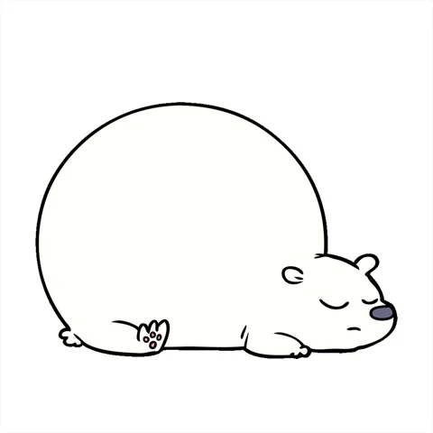 A simple looping animated polar bear car... | Stock Video | Pond5