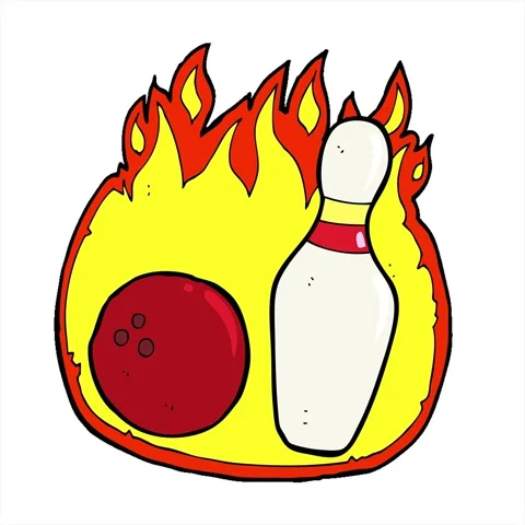 A simple looping animated ten pin bowlin... | Stock Video | Pond5