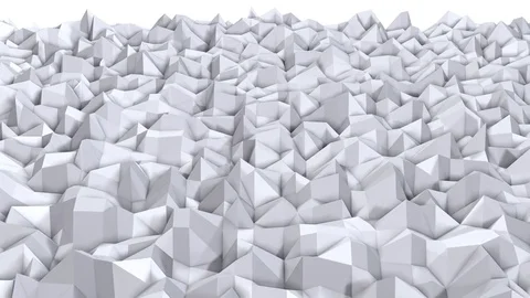 Simple low poly 3D surface as corporate ... | Stock Video | Pond5