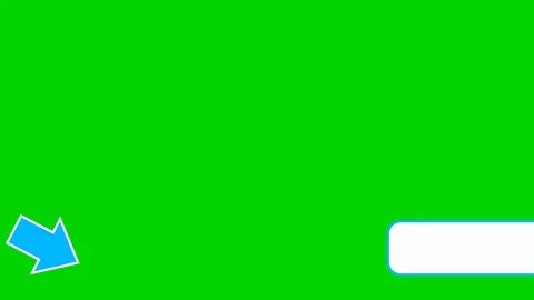 Simple lower third frame on green screen... | Stock Video | Pond5
