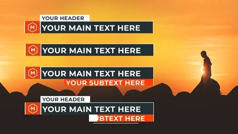 Simple Lower Thirds / News Lower Thirds / Corporate Lower Third / Logo ...
