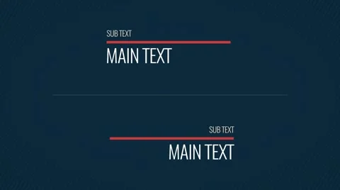 Simple Lower Thirds Pack ~ After Effects Template #60114432